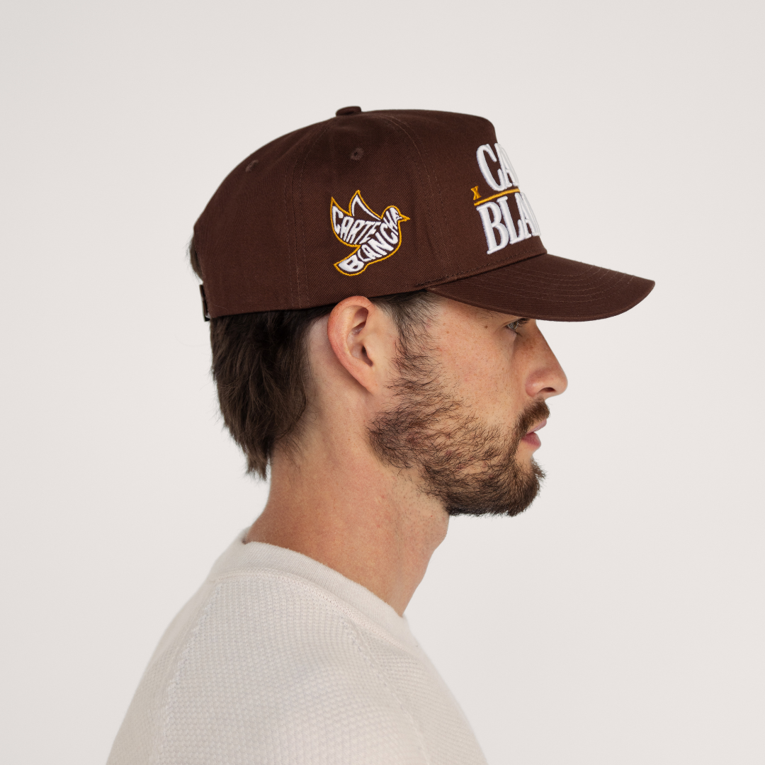 The Classic Snapback // Chocolate – Carte Blanche